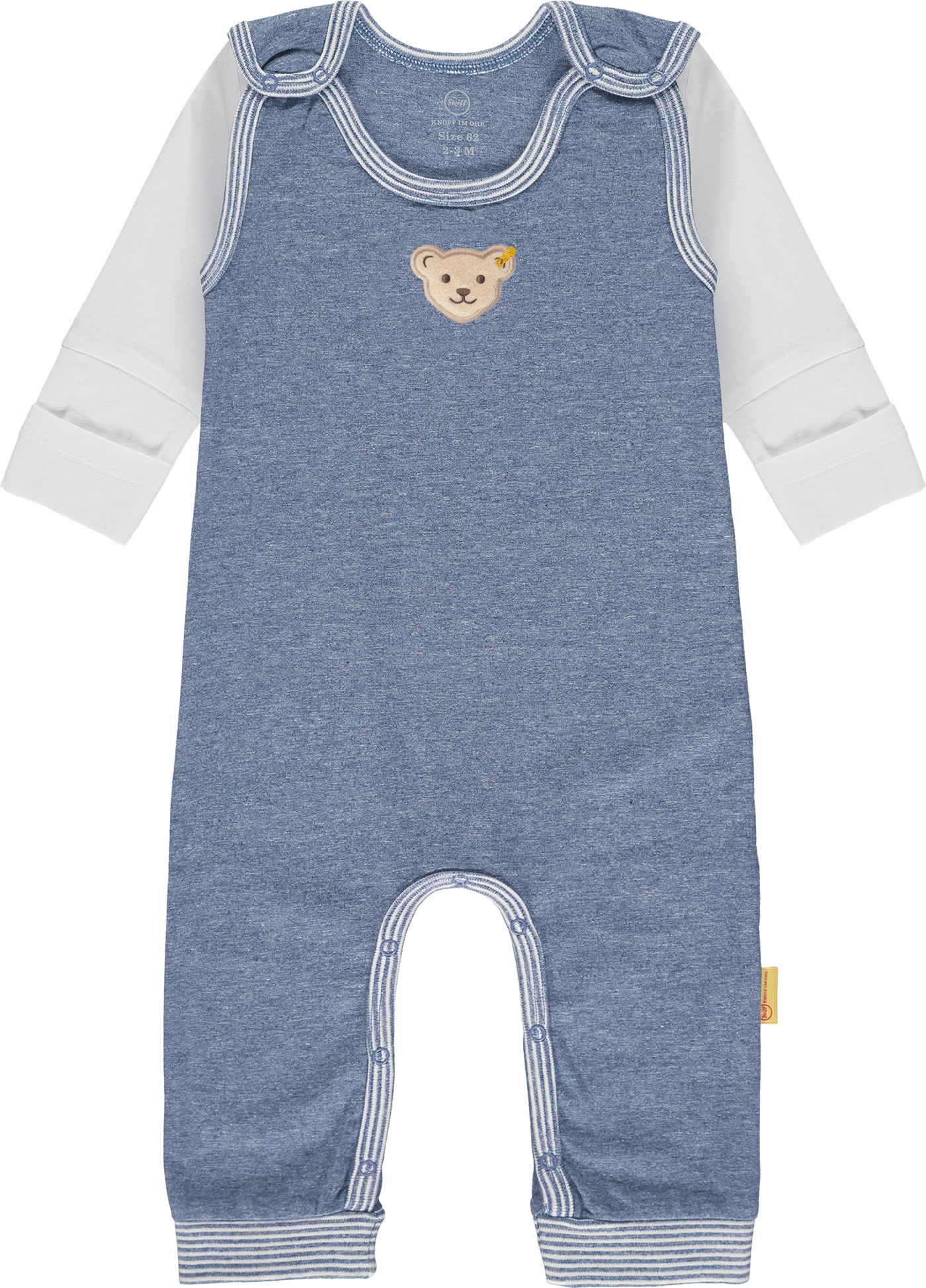 Steiff Set Strampler und Shirt HELLO SUMMER Baby Boys steiff navy ...