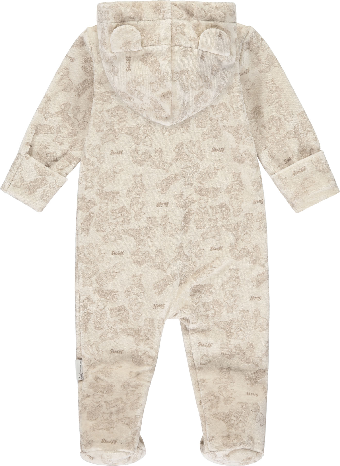 Steiff Strampler Langarm BEAR HUGS Velour sandshell kaufen | papiton.de