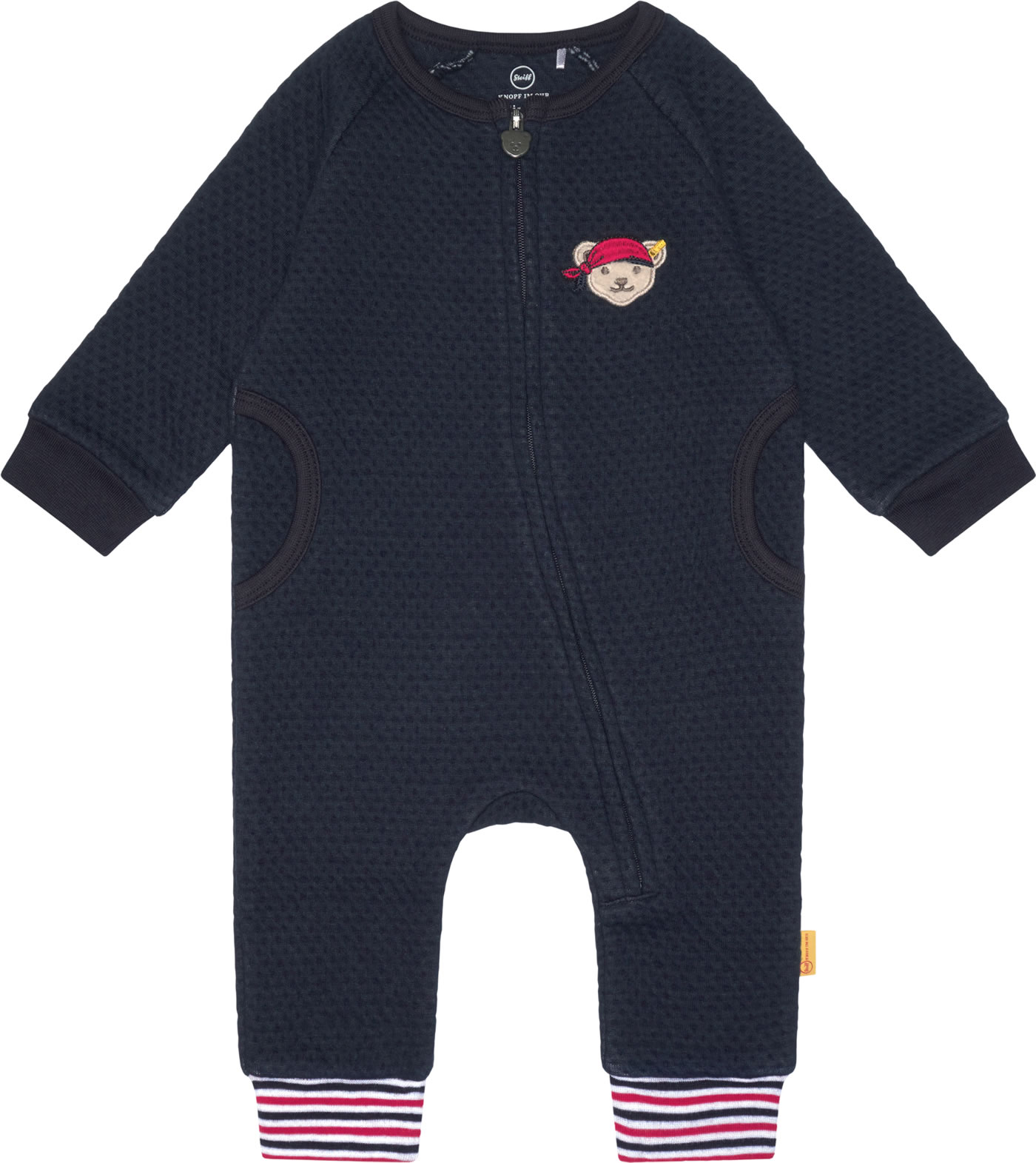 Steiff Strampler Langarm UNDER THE SURFACE Baby Boys steiff navy kaufen ...