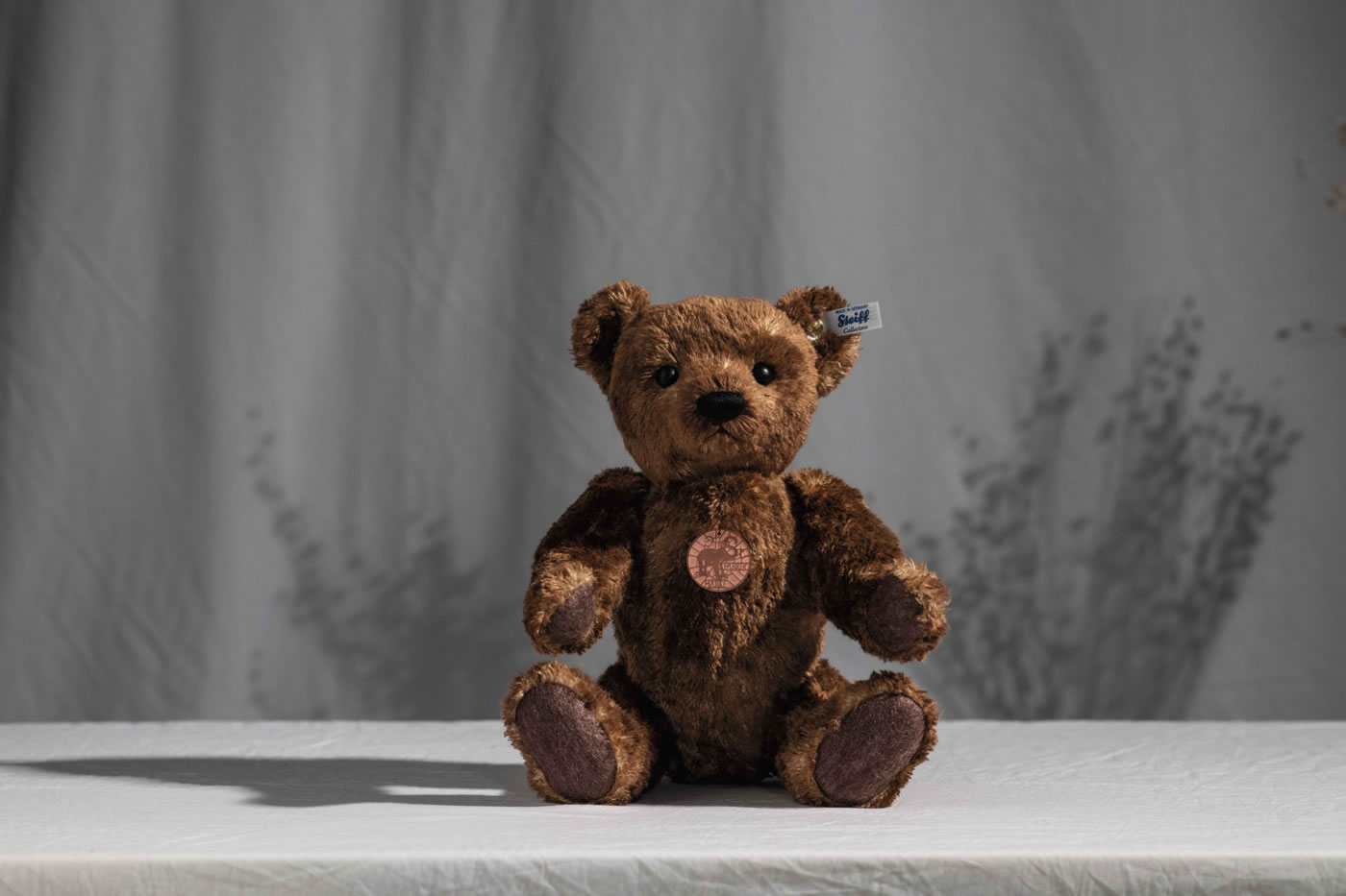 Steiff Teddybär 55PB Teddies for tomorrow 35 cm Viskose braun 007118 ...
