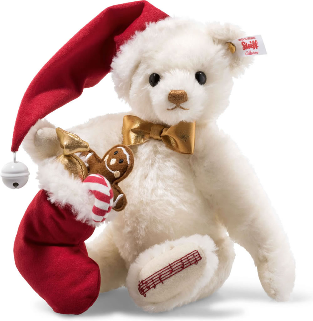 Steiff Teddybär Sweet Santa 27 cm Mohair weiß 006562 kaufen | papiton.de