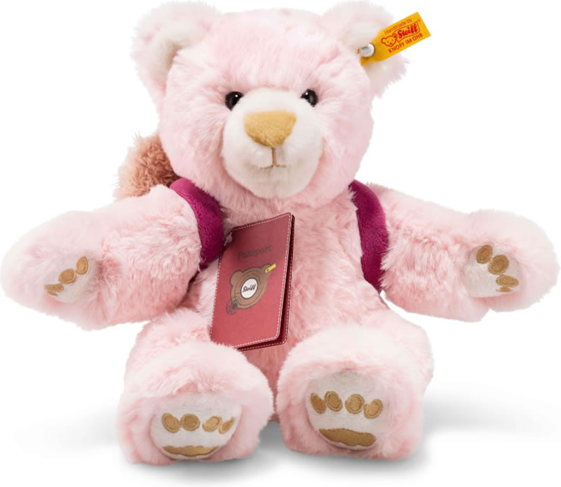 Steiff Teddybär Weltenbummler Lula rosa 30 cm 022180 kaufen | papiton.de