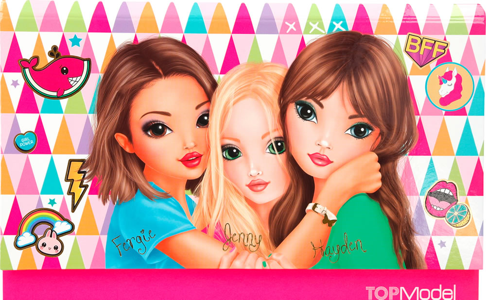 TOPModel papier à lettres Fergie, Jenny et Hayden