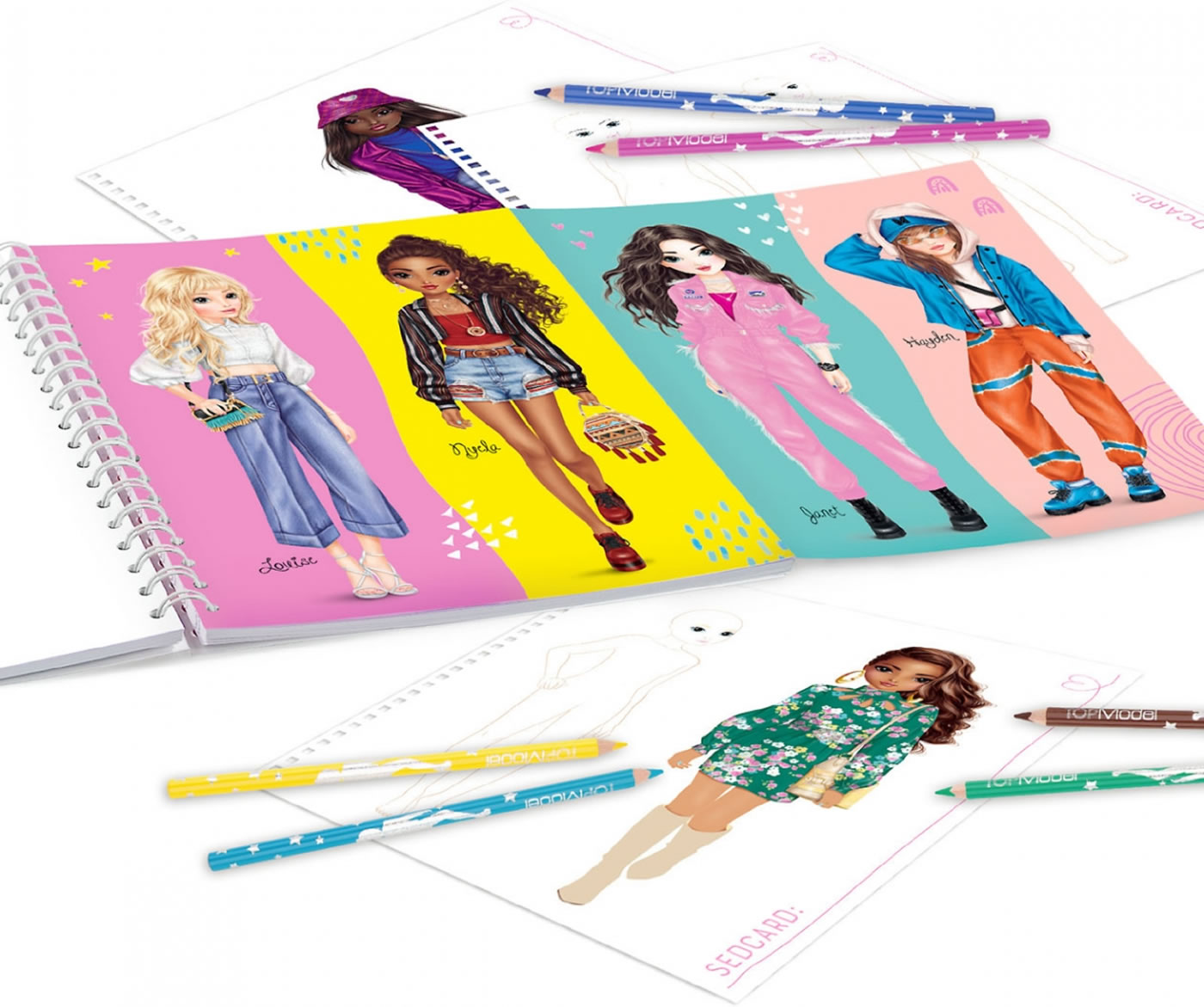 TOPModel Create your TOPModel Malbuch Malia und Hayden 11504 kaufen ...