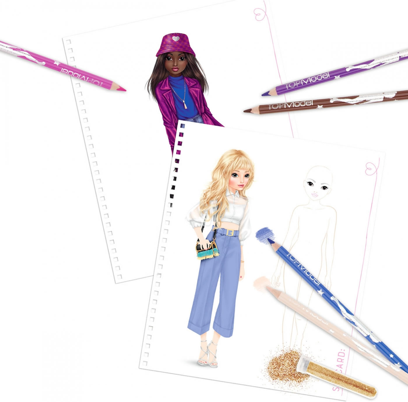 TOPModel Create your TOPModel Malbuch Malia und Hayden 11504 kaufen ...