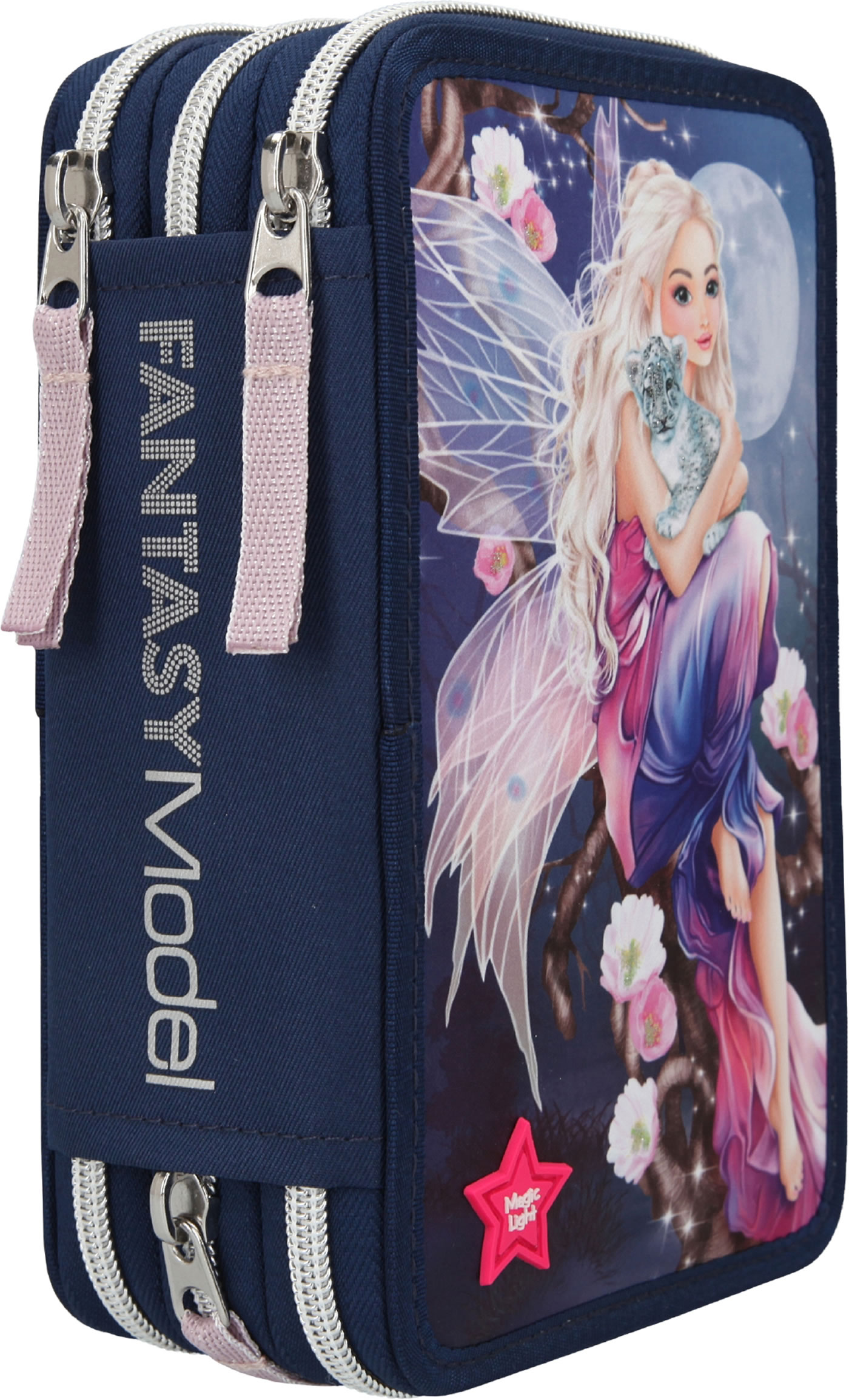 TOPModel trousse avec trois rayon et crayons avec LED Fantasy Model 10988