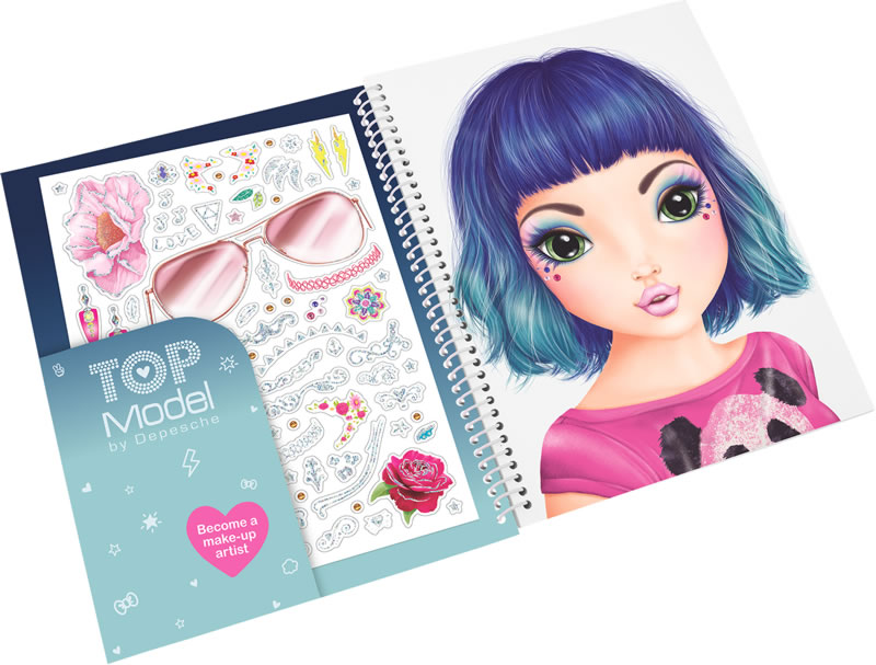 TOPModel Malbuch Create your TOPModel Make Up Candy kaufen | papiton.de