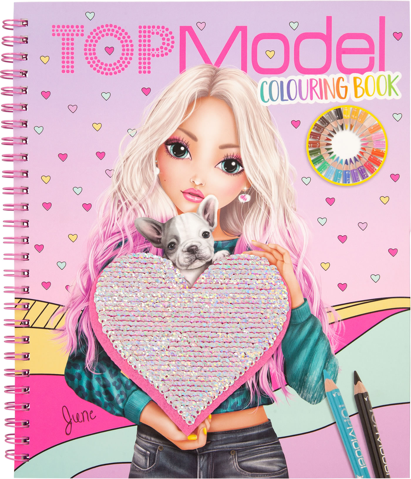 TOPModel Malbuch mit Streichpailletten June 11146 kaufen | papiton.de