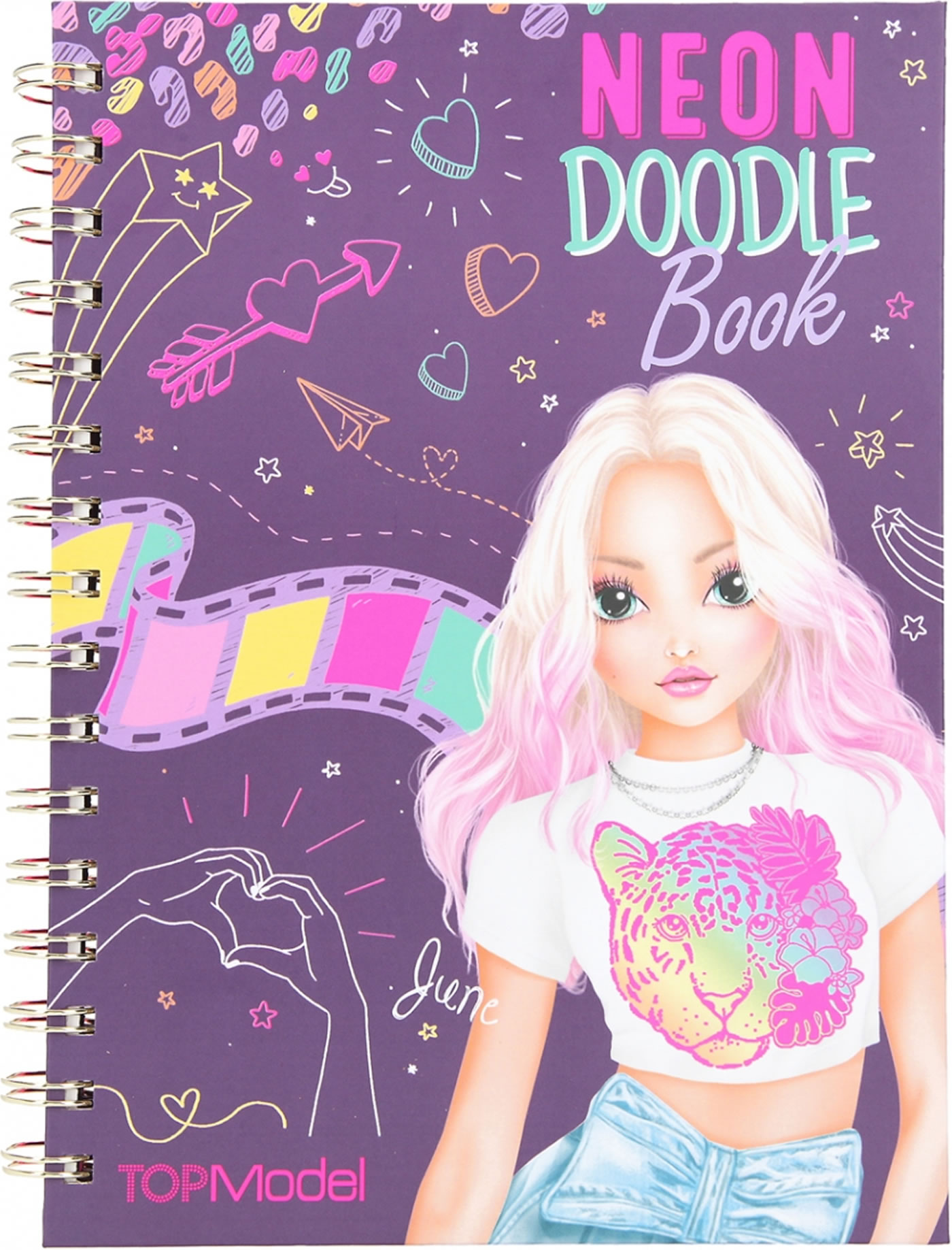 TOPModel Neon Doodle Malbuch mit Stifte-Set June 11484 kaufen | papiton.de