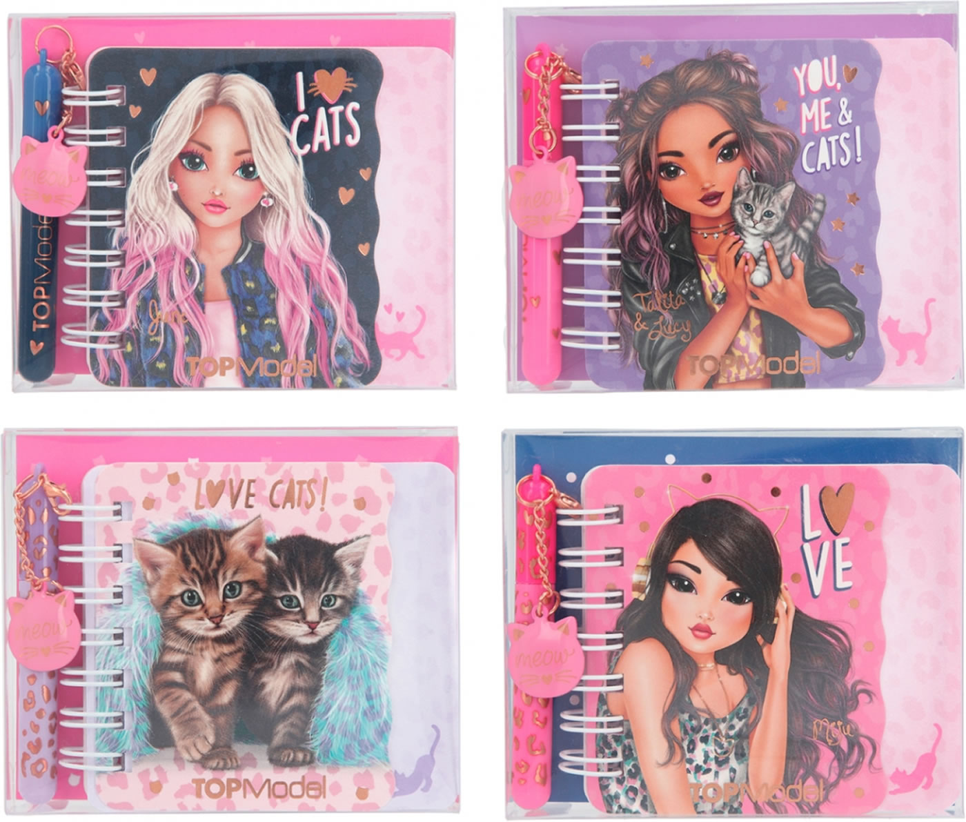 TOPModel Bloc avec stylo mini LEO LOVE 4930