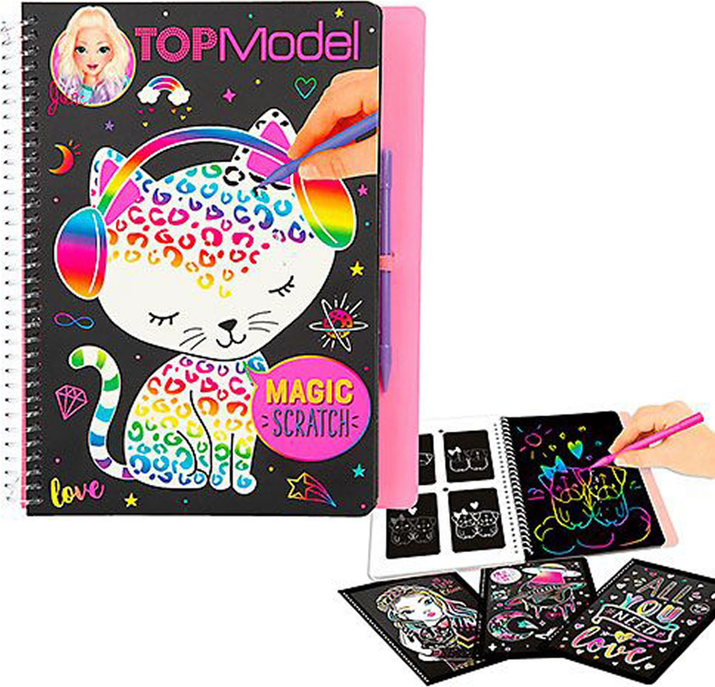 TOPModel Pocket Malbuch Magic Scratch kaufen | papiton.de