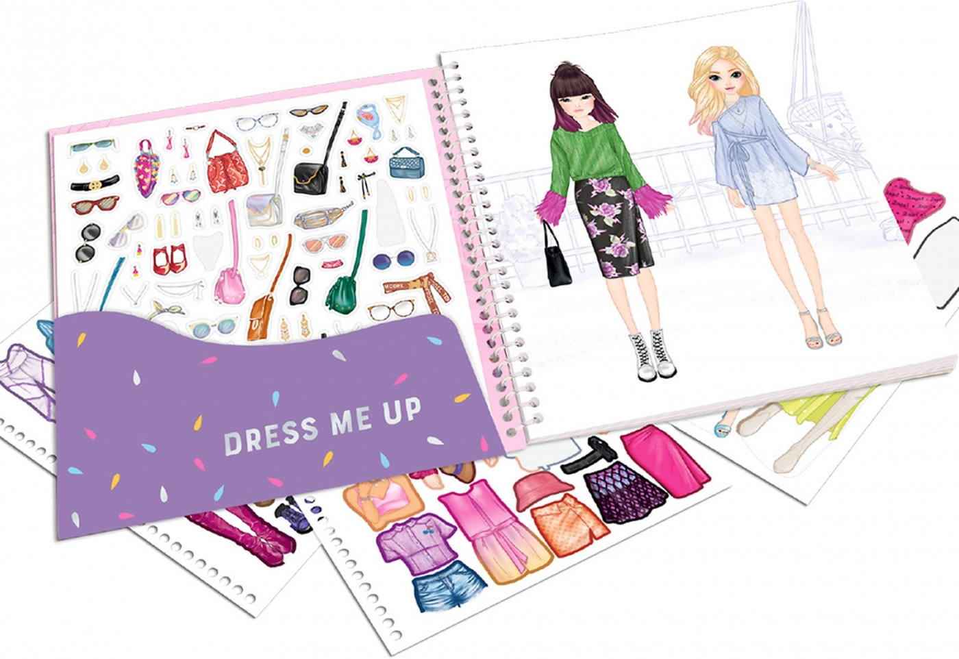 TOPModel Stickerbuch Dress me up Miju, Candy und Nyela 10452_G kaufen ...