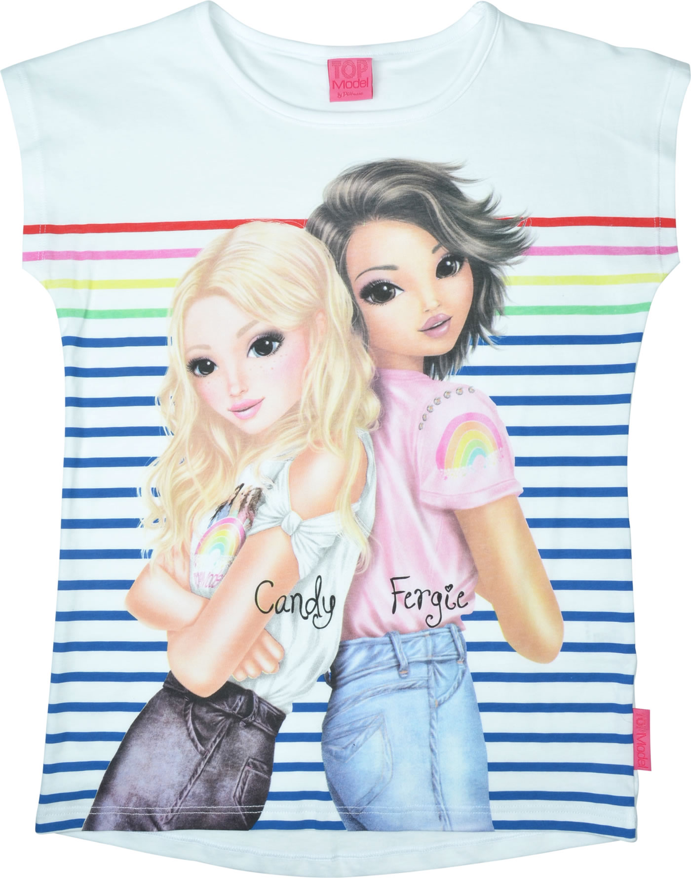 TOPModel T-Shirt Kurzarm CANDY UND FERGIE white kaufen | papiton.de