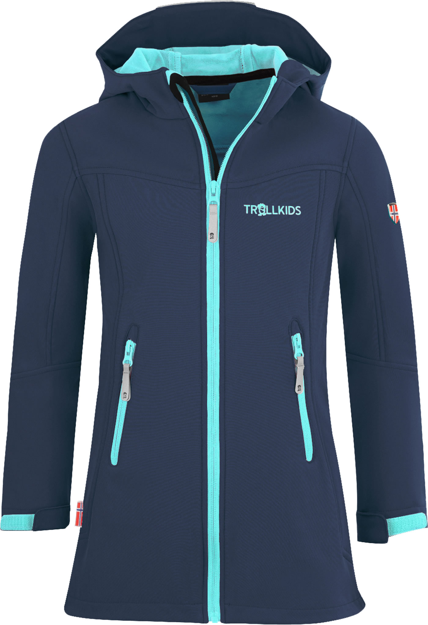 Trollkids Softshell-Mantel GIRLS LILLESAND navy/mint kaufen | papiton.de