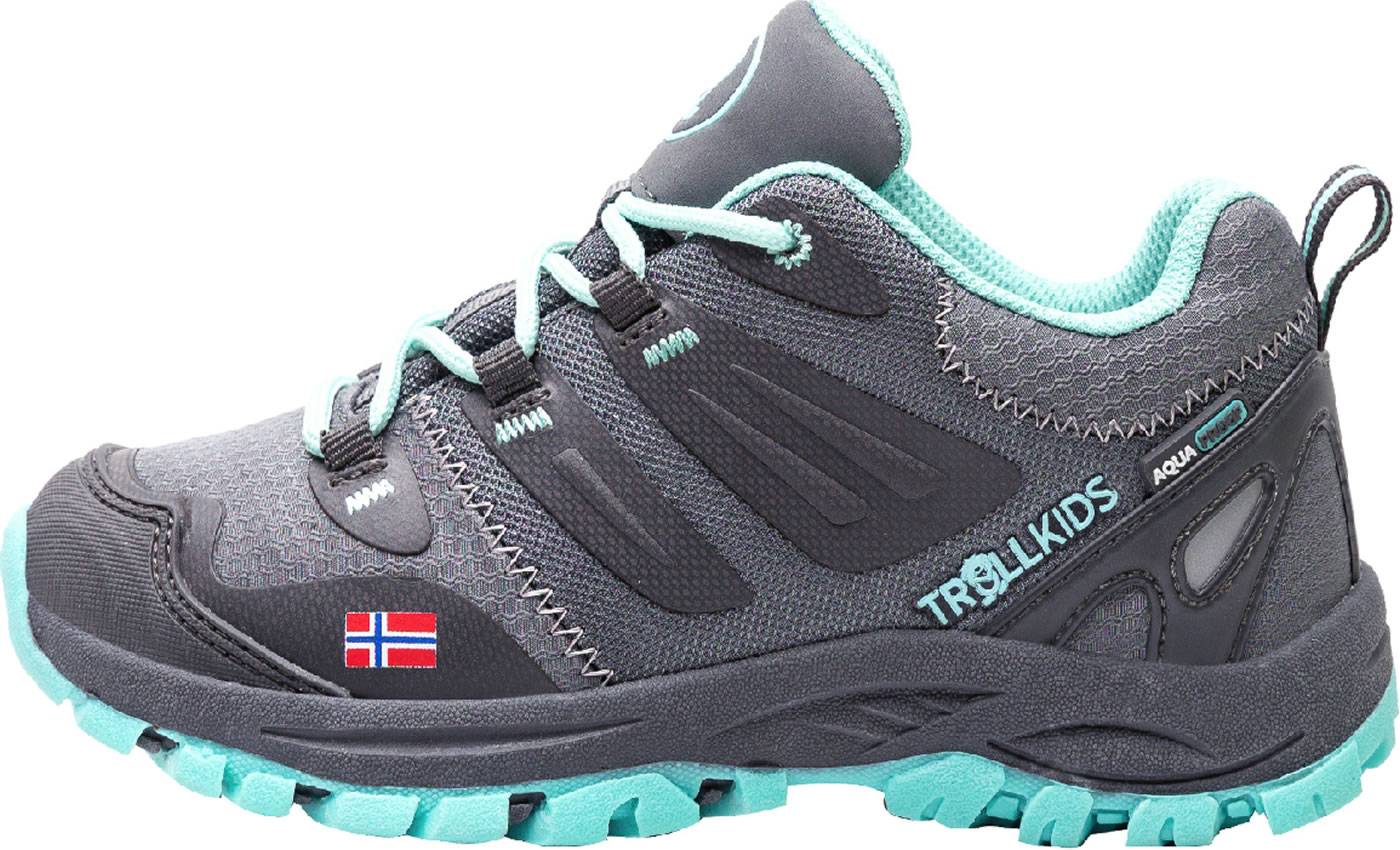 Trollkids Wanderschuhe KIDS RONDANE HIKER LOW anthracite/mint kaufen ...