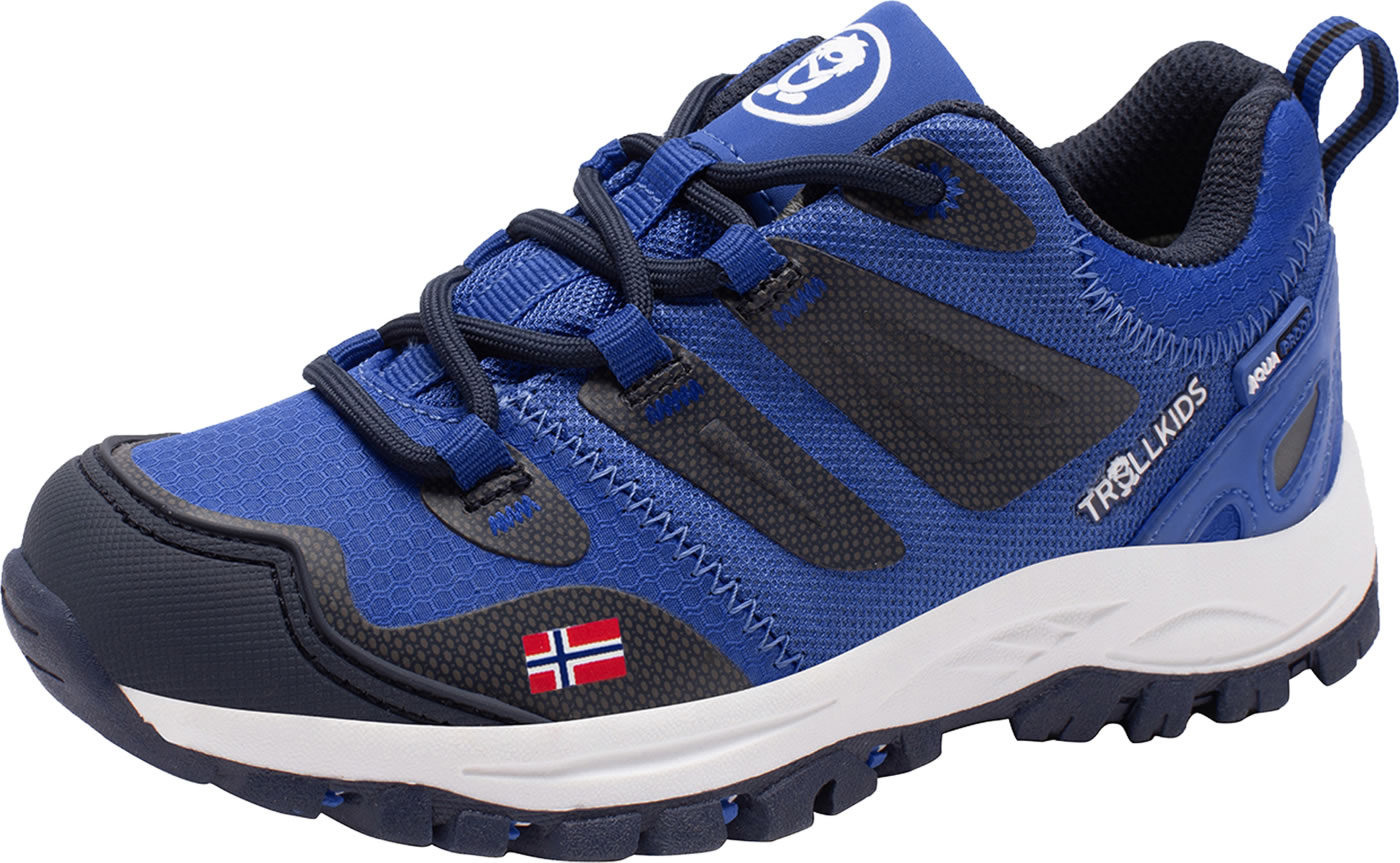 Trollkids Wanderschuhe KIDS RONDANE HIKER LOW glow blue/navy kaufen ...