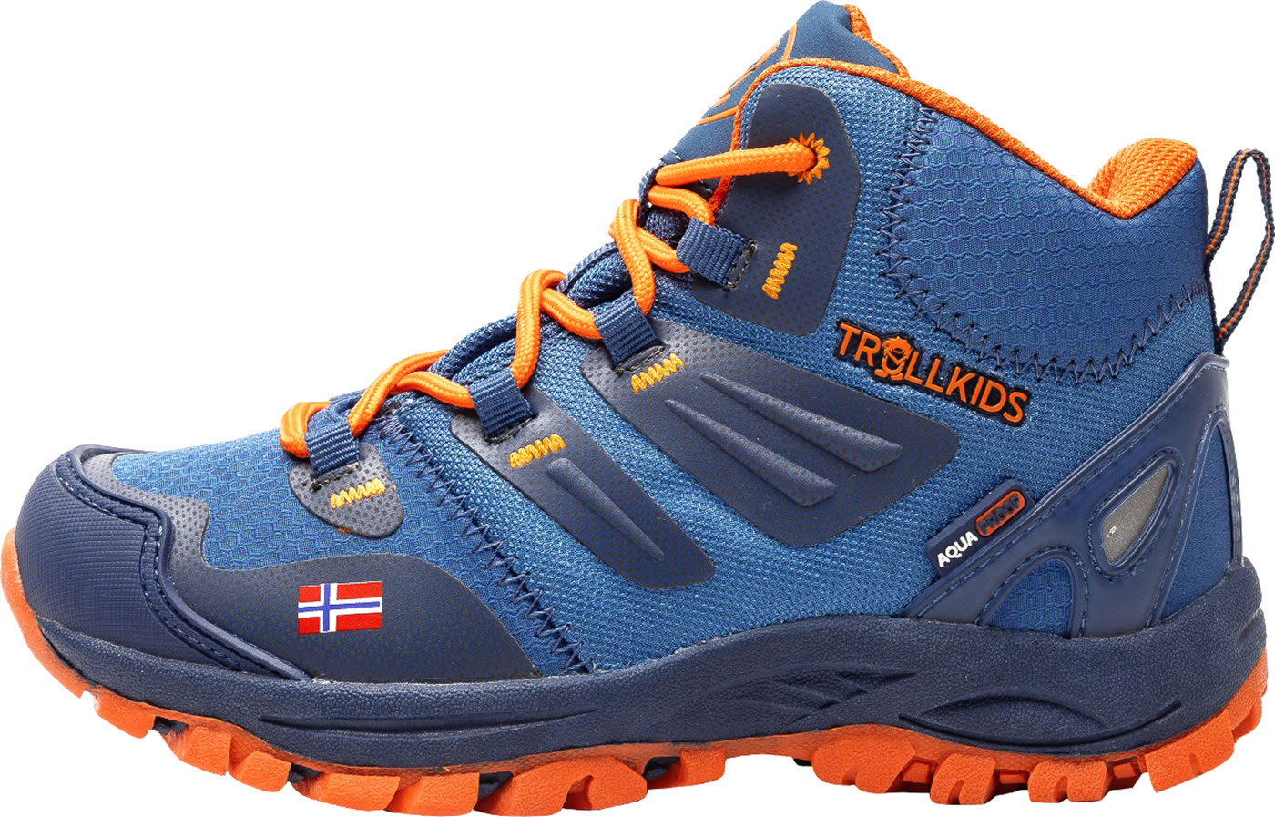Trollkids Wanderschuhe KIDS RONDANE HIKER MID mystic blue/orange kaufen ...
